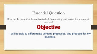 Differentiation | PPT