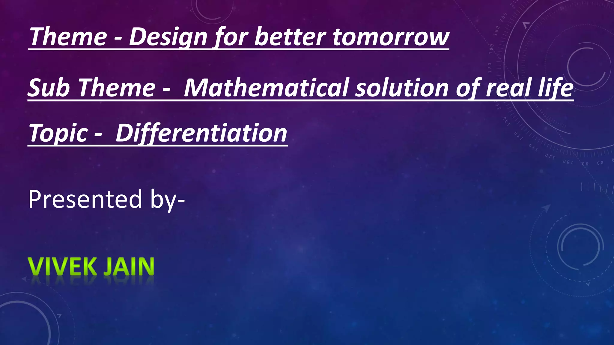Differentiation | PPTX