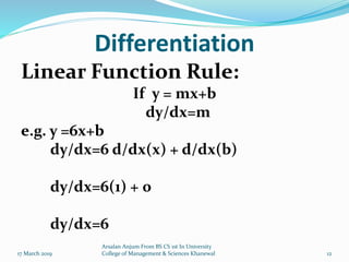 Differentiation | PPTX