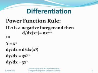 Differentiation | PPTX