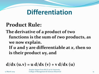 Differentiation | PPTX