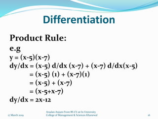 Differentiation | PPTX