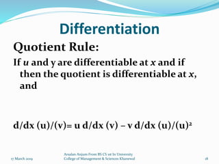 Differentiation | PPTX
