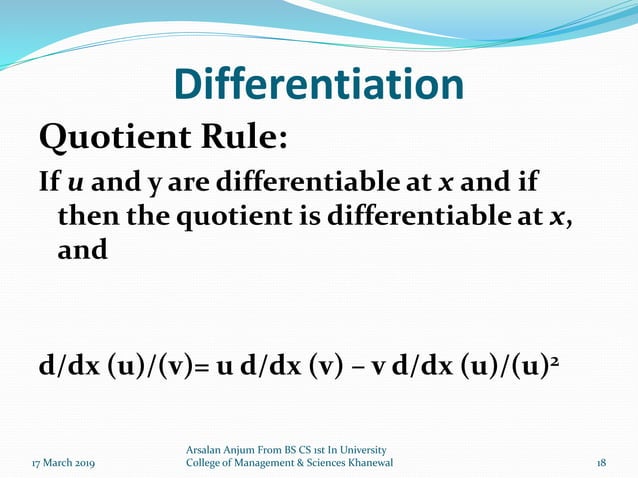 Differentiation | PPT