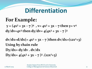 Differentiation | PPTX