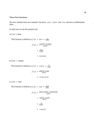 Differentiation | PDF