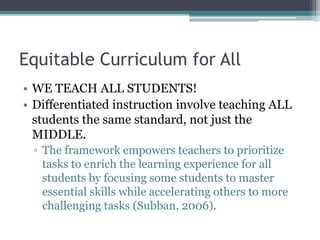 Differentiation- A School-Wide program | PPTX | Educational Assessment | Education