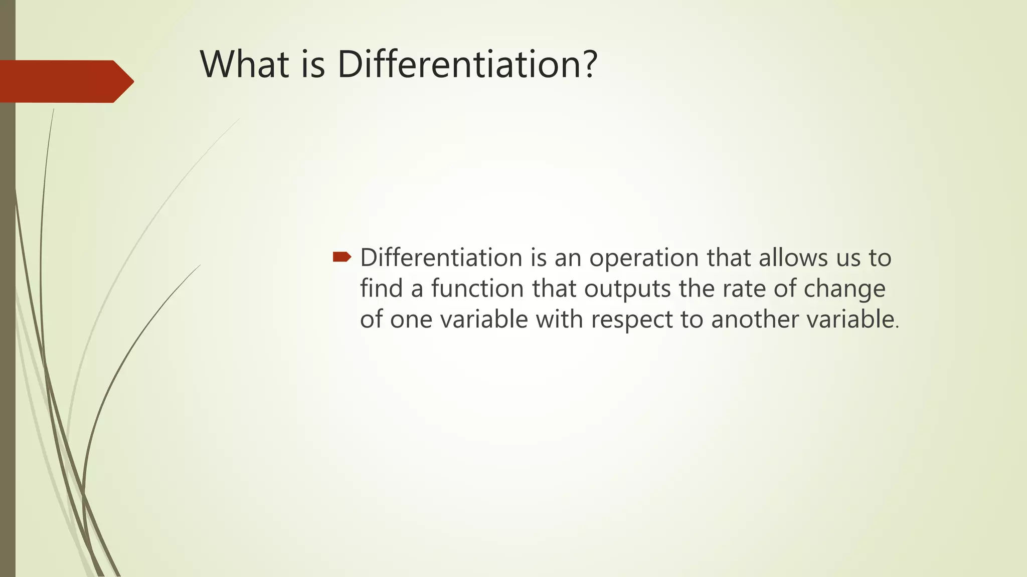 Differentiation | PPT