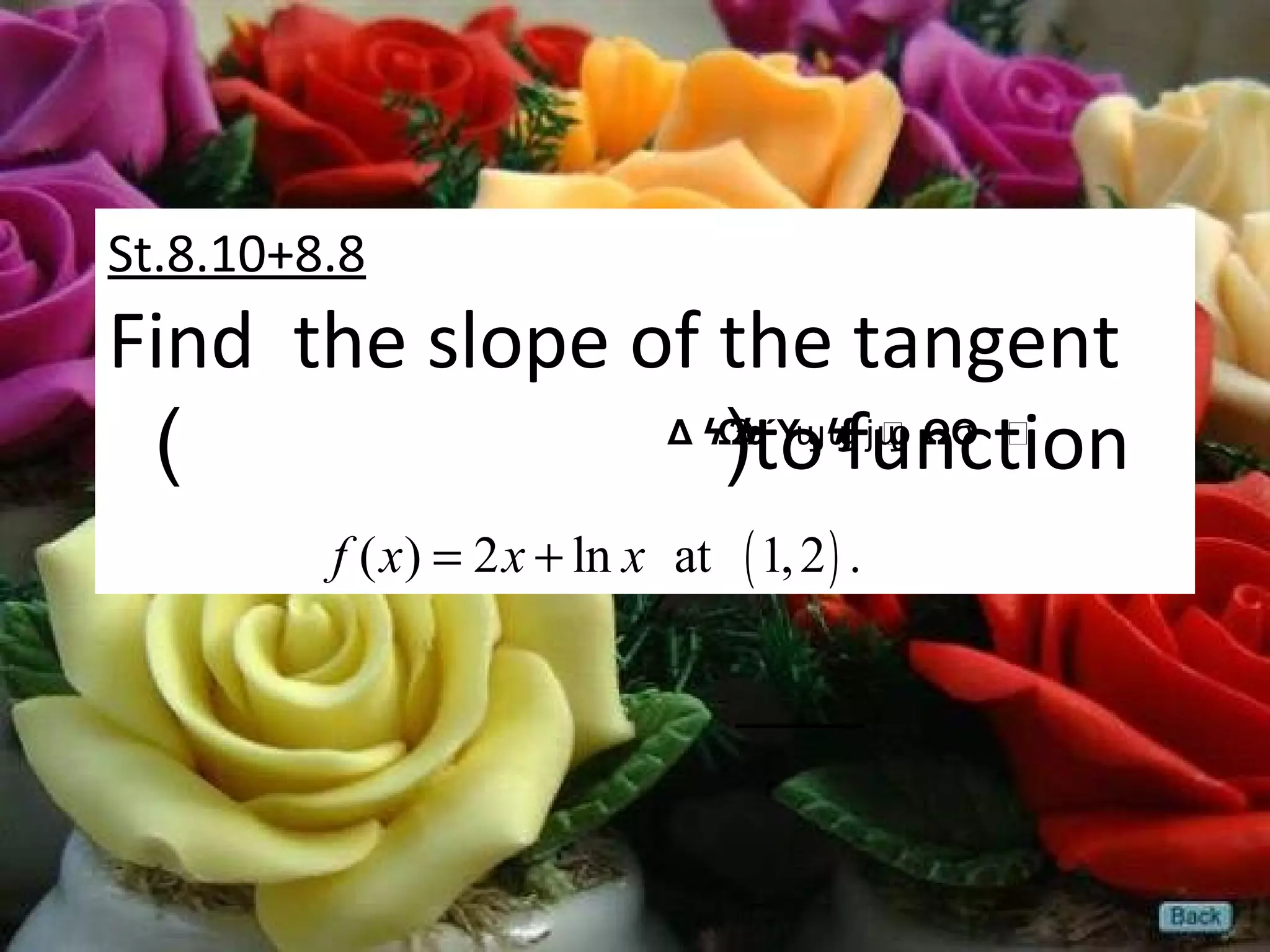 Differentiation Revision.ppt