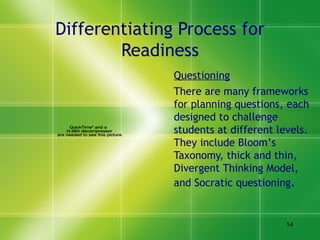 Differentiation Basics | PPT | Special Education | Education