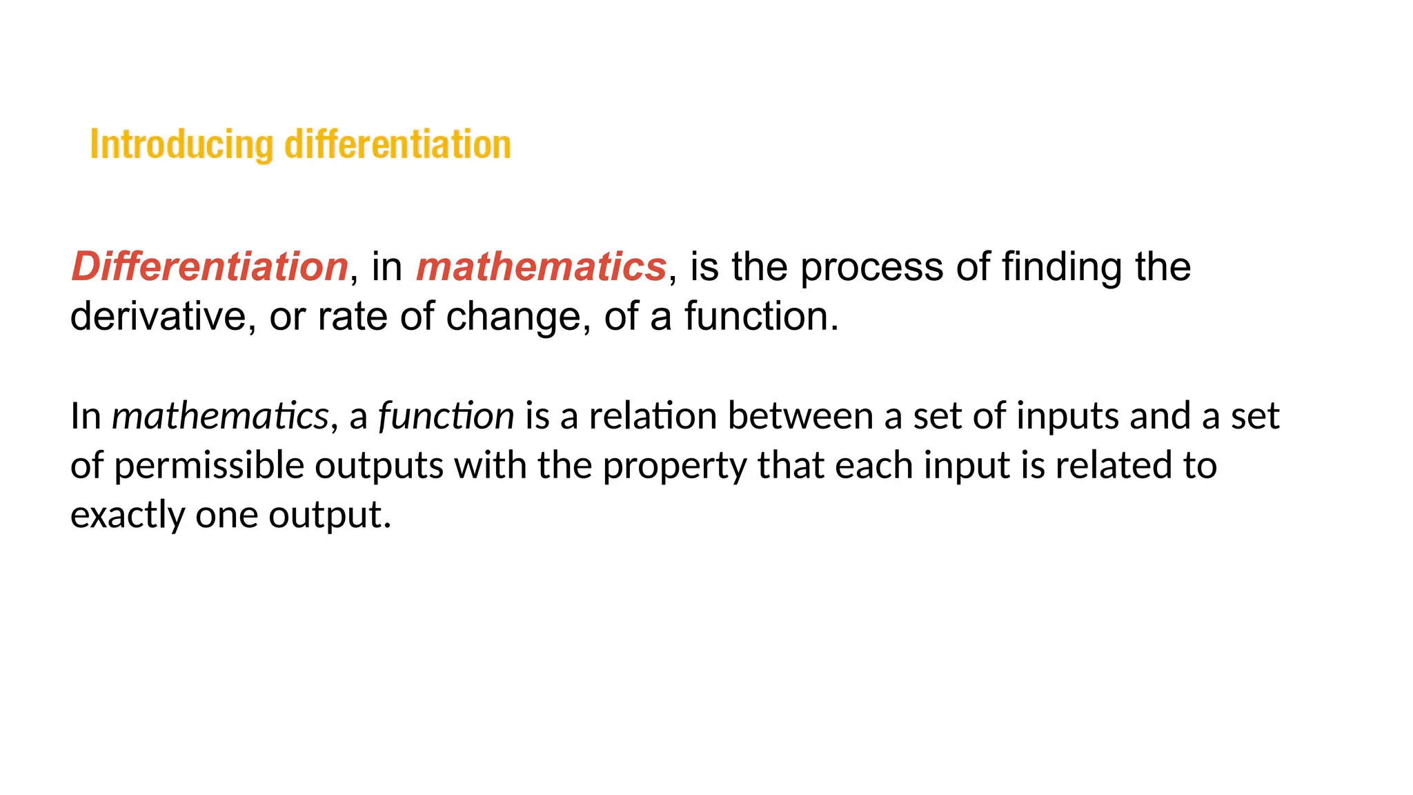 Igcse Math Differentiation Introduction Pptx