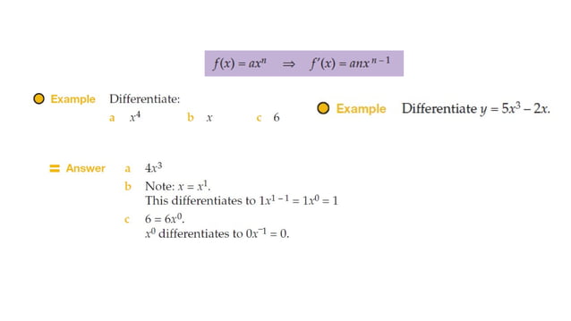 Igcse Math Differentiation Introduction Pptx