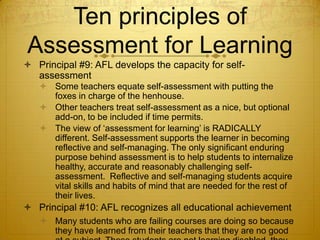 Differentiation & Self Assessment | PPT