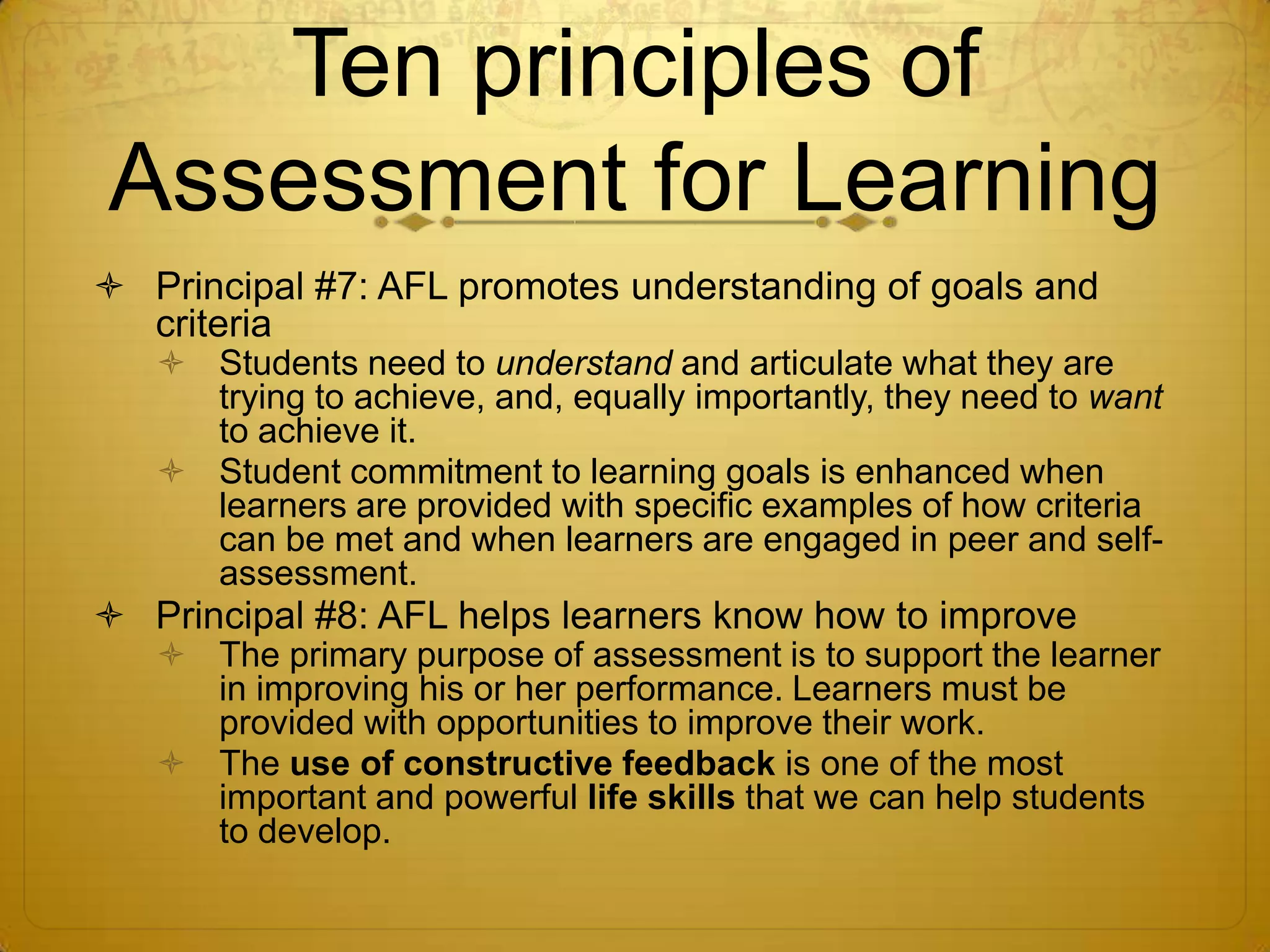 Differentiation & Self Assessment GSIS | PPT