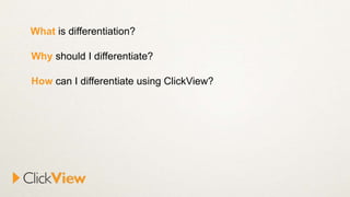 Differentiated Learning with ClickView | PPT