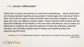 Differentiated Learning with ClickView | PPT