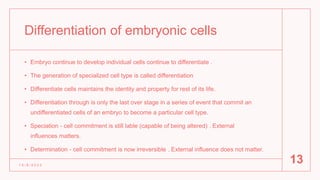 differentiation .pptx | Biological Sciences | Science