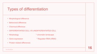 differentiation .pptx | Biological Sciences | Science
