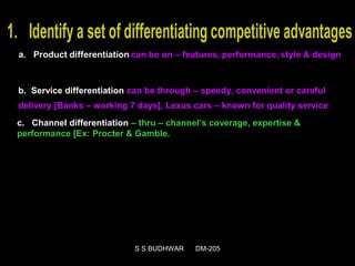 Differentiation and positioning chapter 6 new | PPT