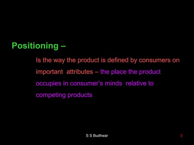 Differentiation and positioning chapter 6 new | PPT