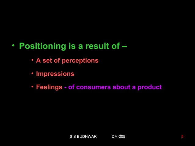 Differentiation and positioning chapter 6 new | PPT