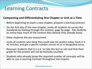 Differentiation and student_success | PPT | Special Education | Education