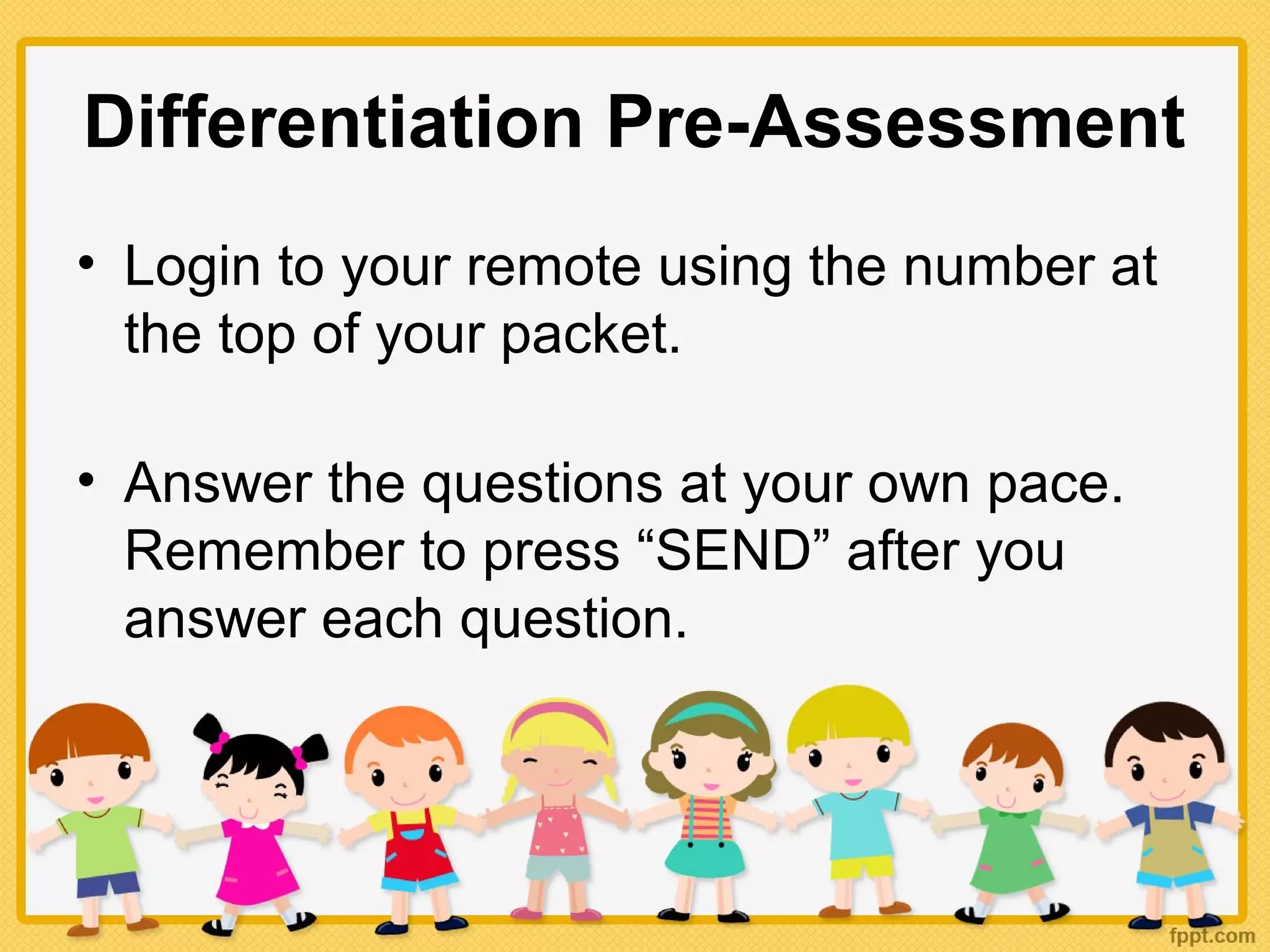 Differentiation and Technology Presentation | PPT