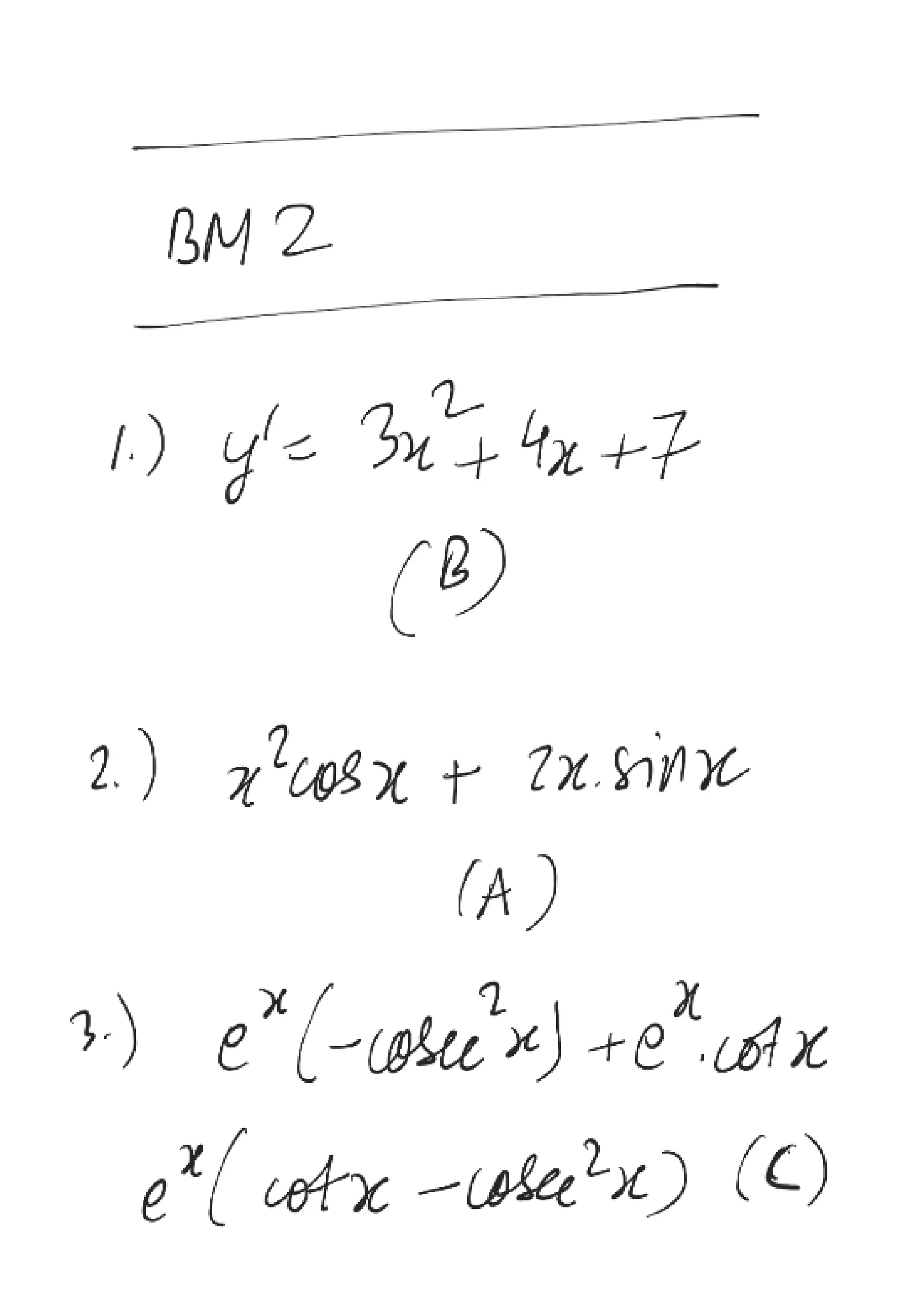 differentiation assignment.pdf for class 11th | PDF