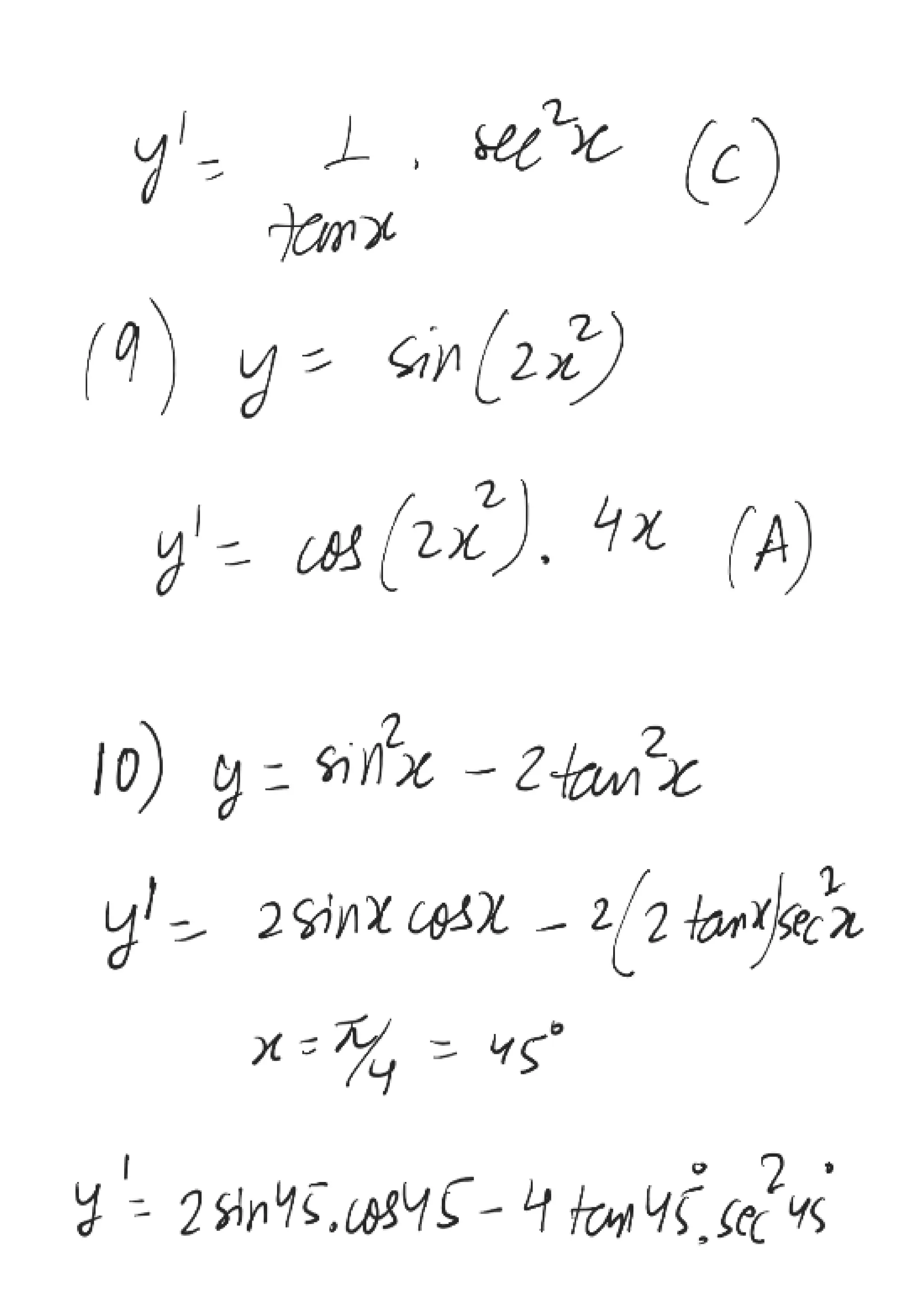 Differentiation Assignment Pdf For Class 11th Pdf