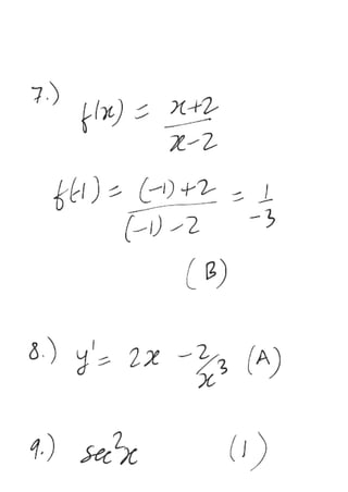 differentiation assignment.pdf for class 11th | PDF