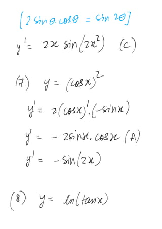 differentiation assignment.pdf for class 11th | PDF