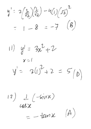 differentiation assignment.pdf for class 11th | PDF