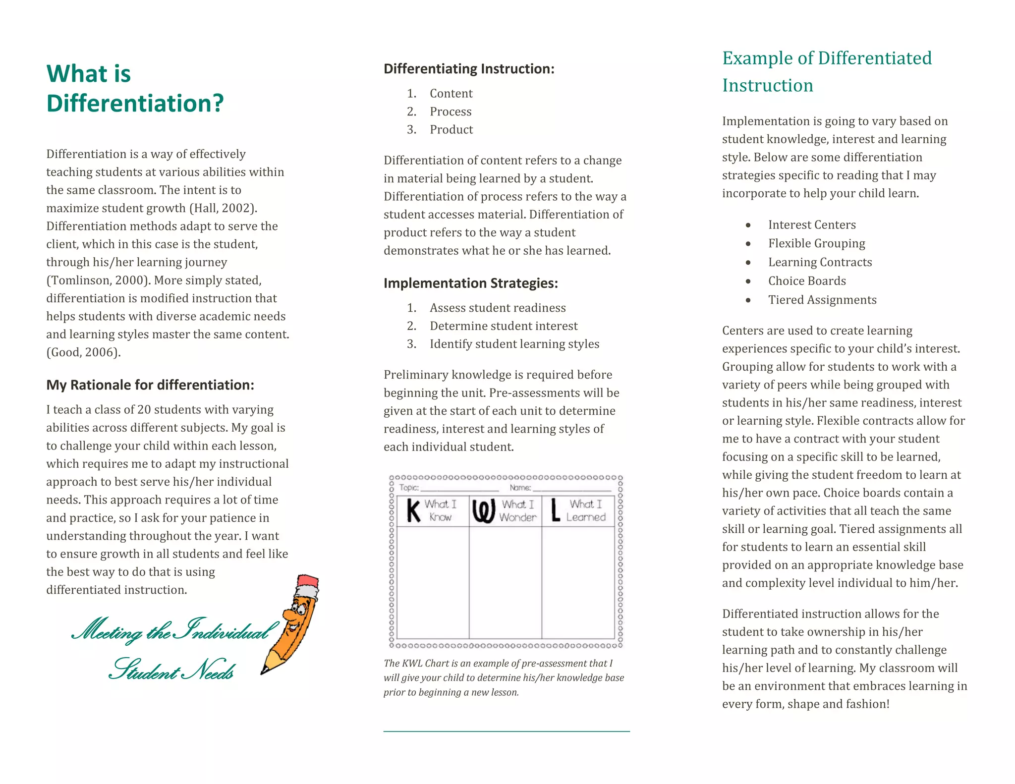 Differentiation Brochure | PDF
