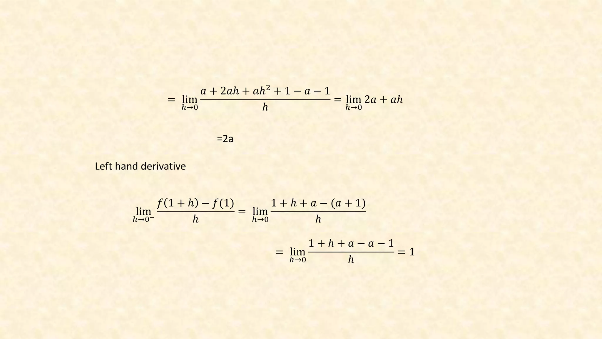 Differentiation by first principles | PPTX