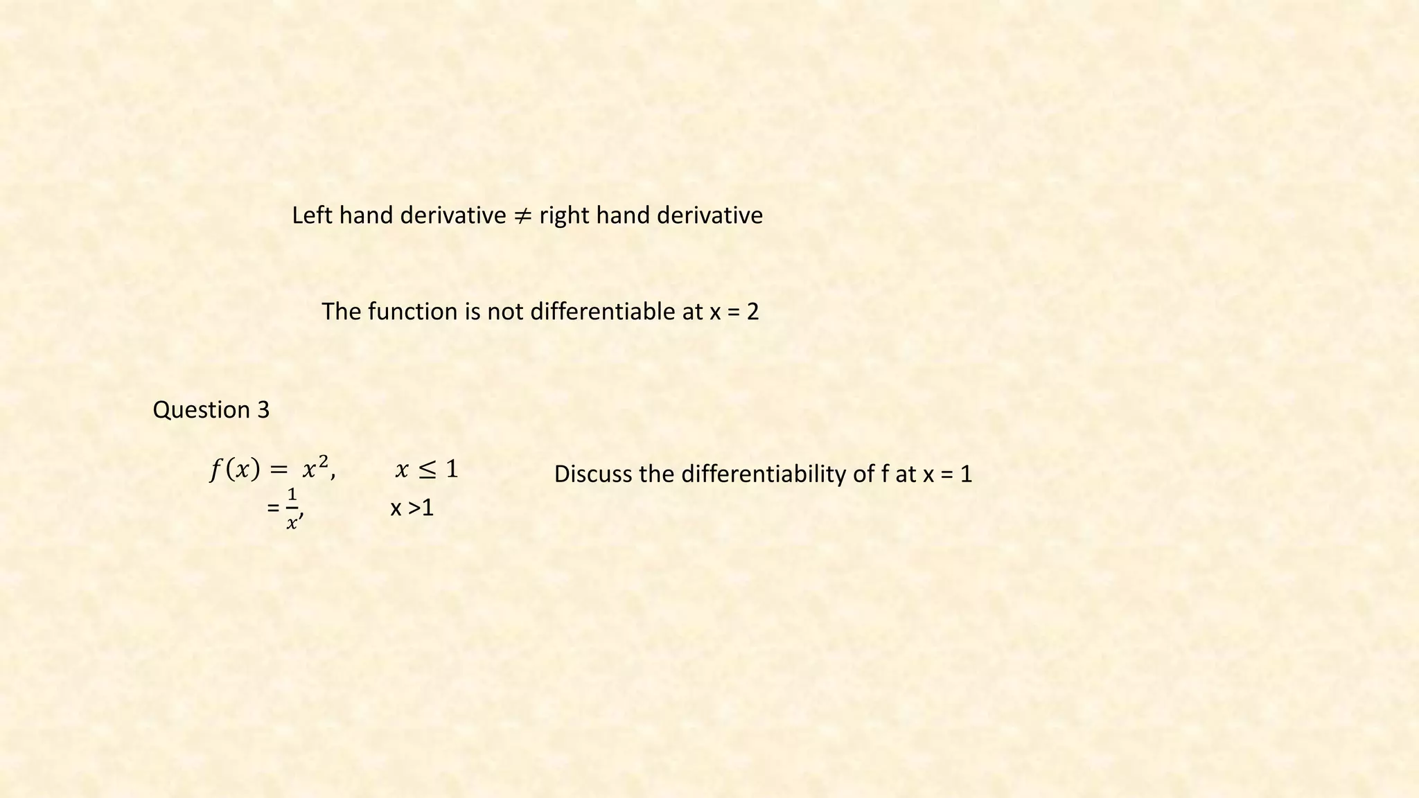 Differentiation by first principles | PPTX