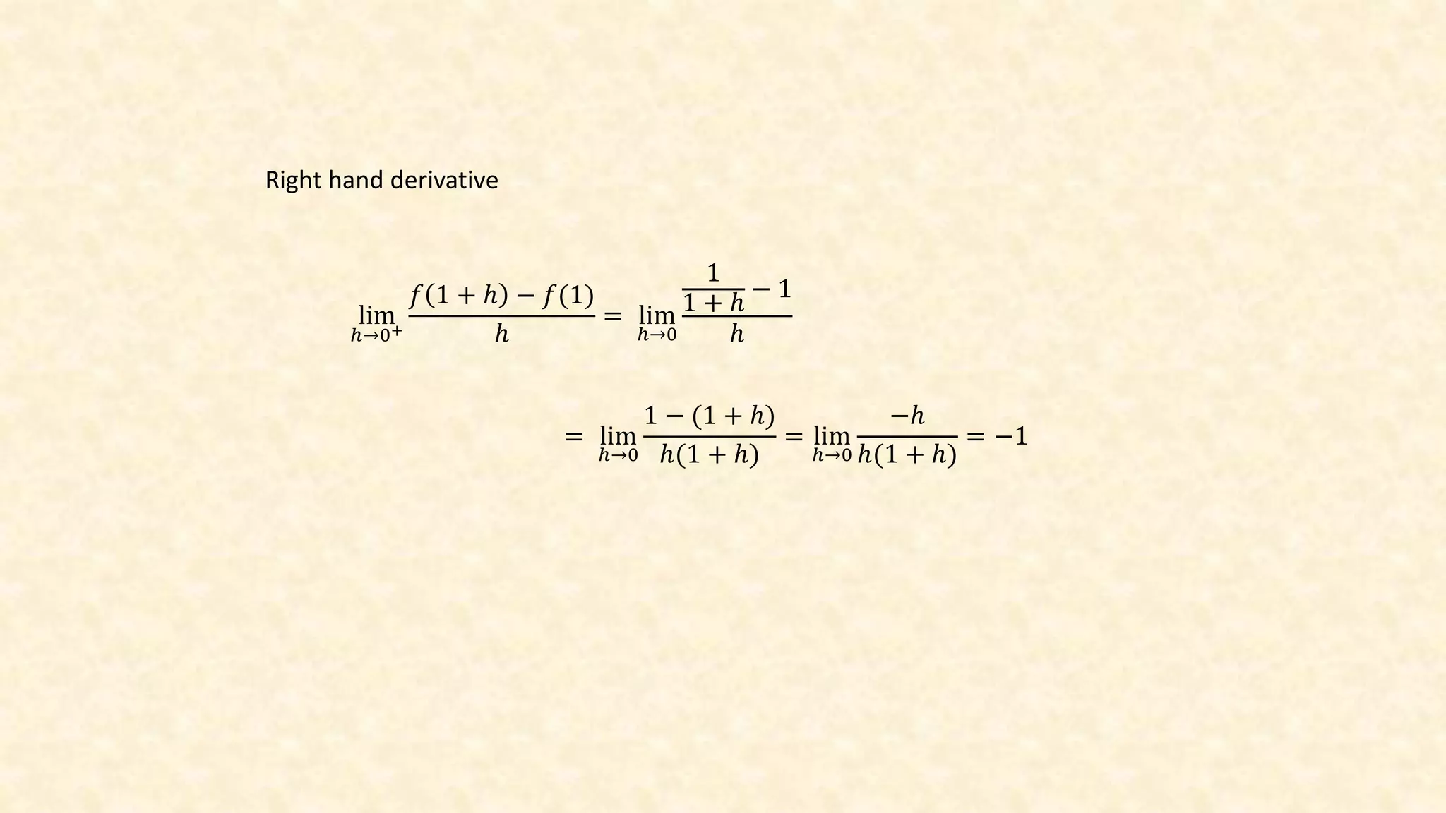 Differentiation by first principles | PPTX