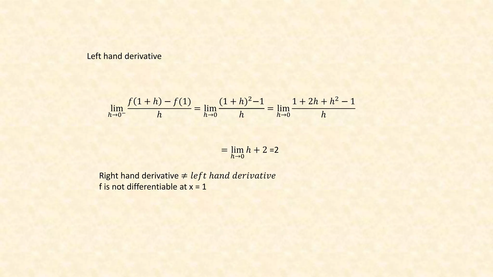 Differentiation by first principles | PPTX