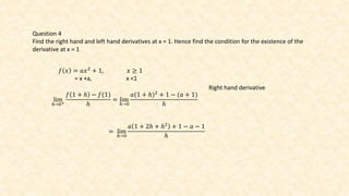 Differentiation by first principles | PPTX