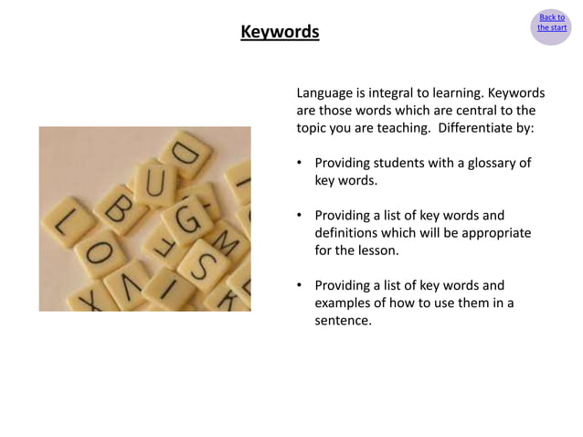 Differentiation Deviser | PPT