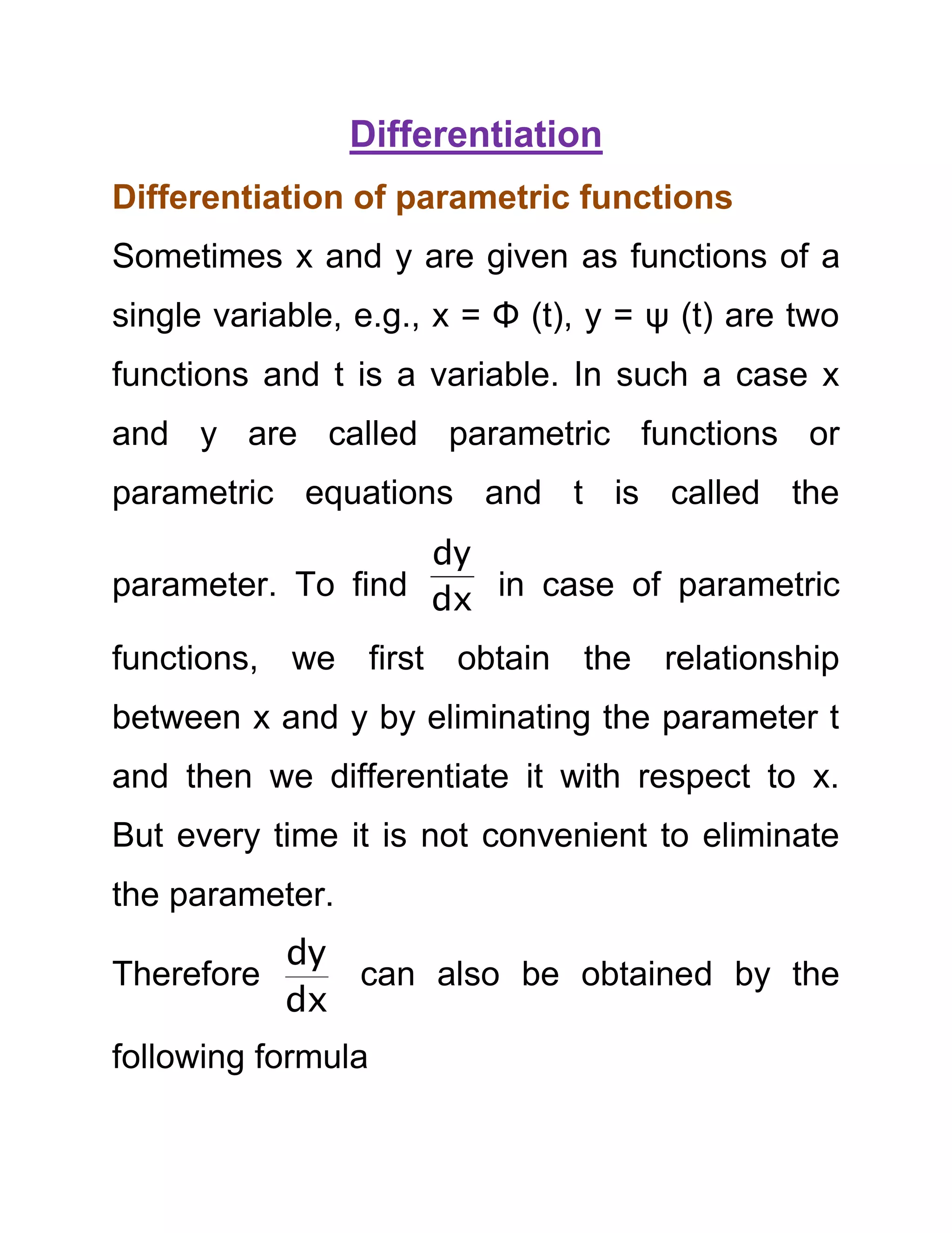 Understanding Differentiation - JEE Main 2014 Maths | PDF
