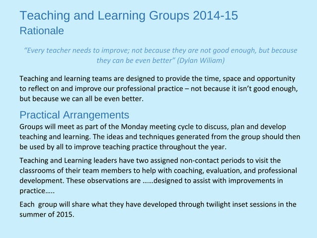Differentiation Group First Meeting | PPT