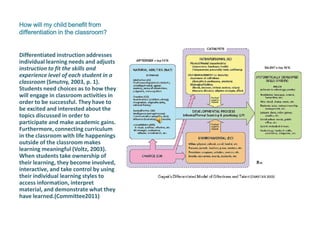Differentiation in the classroom | PPTX