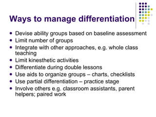 Differentiation Made Easy | PPT