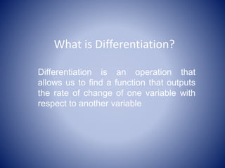Differentiation of application | PPTX