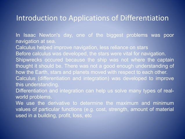 Differentiation of application | PPT