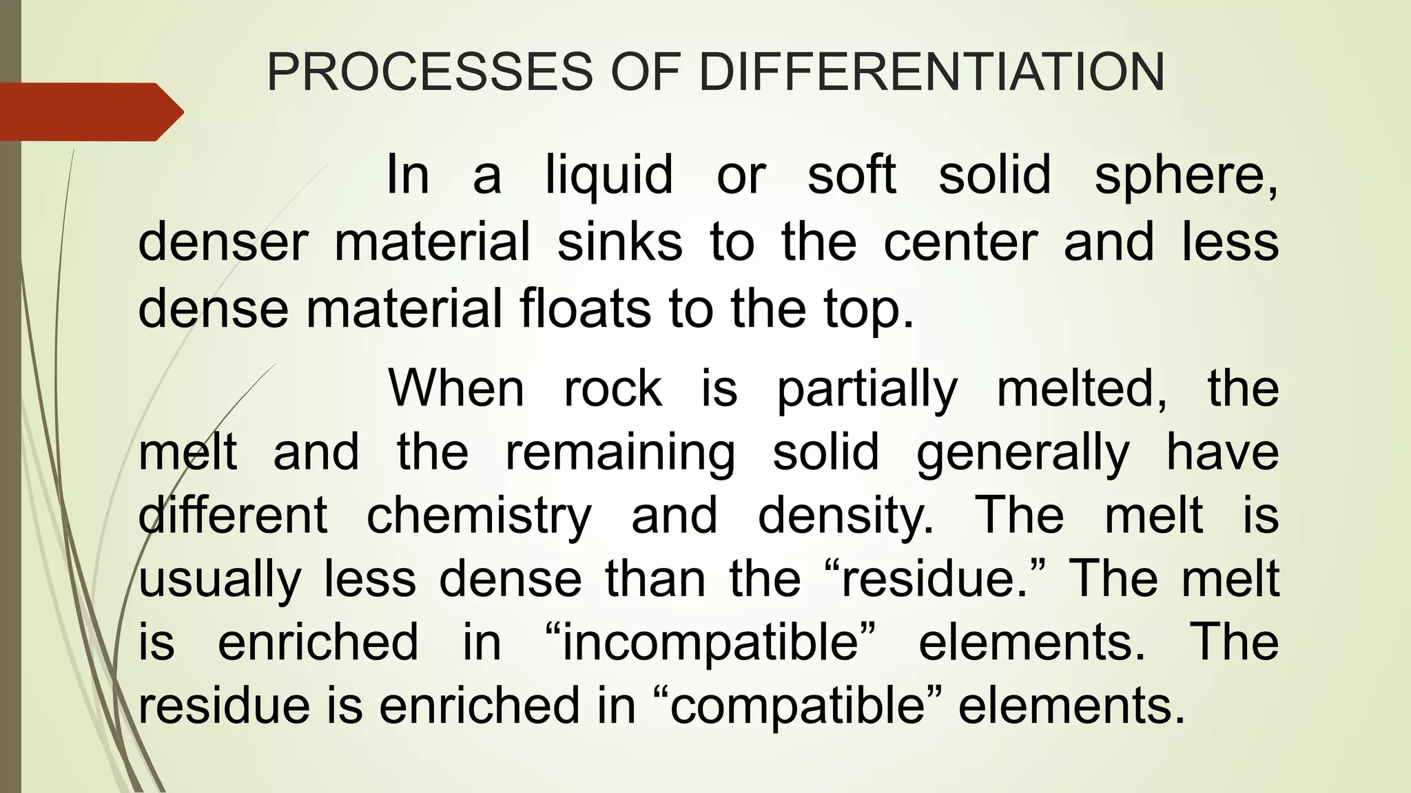 Differentiation of earth | PPTX