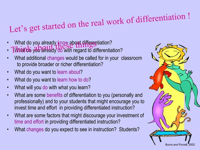 Differentiation powerpoint for tuesday pd | PPT | Educational ...