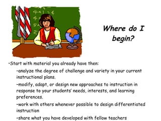 Differentiation powerpoint for tuesday pd | PPT | Educational ...