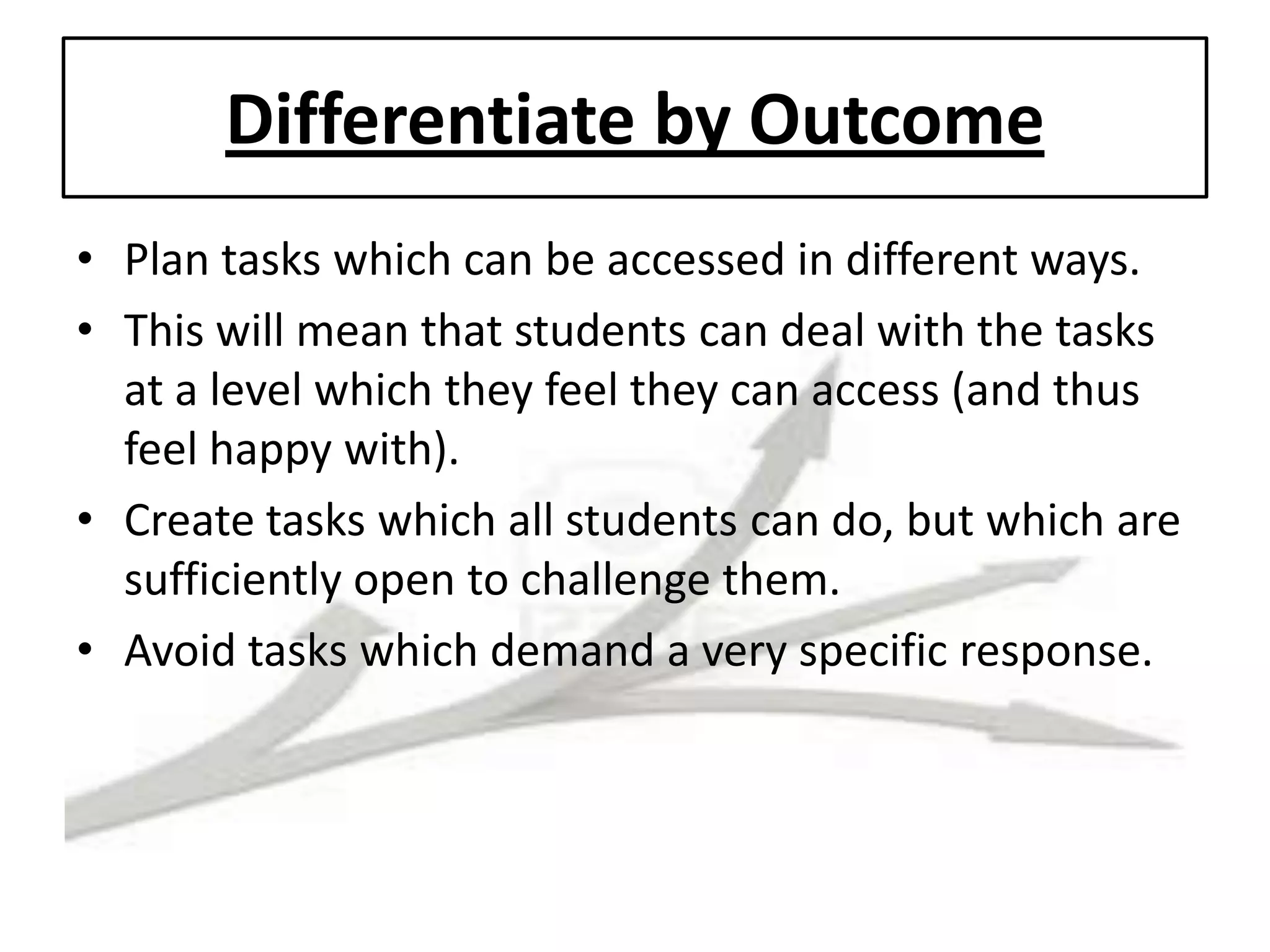 Differentiation presentation | PPTX