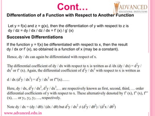 DIFFERENTIATION | PPTX